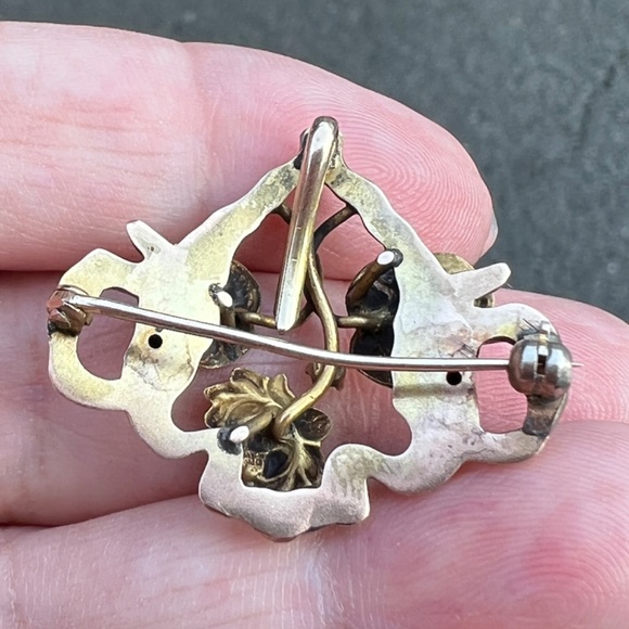 Jewelry | Antique Victorian 1k Gold Floral Watch Pin Brooch Pendant ...